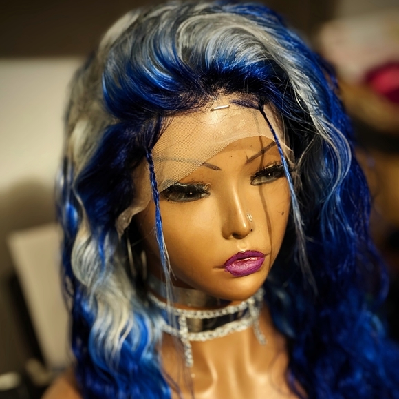 luvme hair | Hair | Blue Ice Silver Blue 3x4 Lace Front Human Hair ...